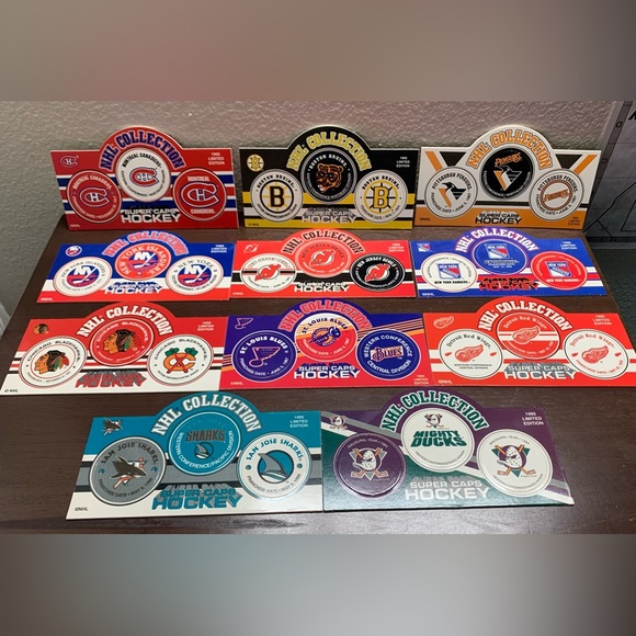 Games | 1995 Limited Edition Nhl Super Cap Hockey Series Licensed Team ...